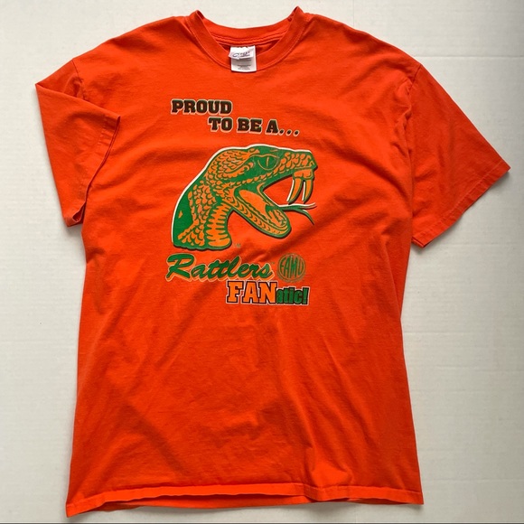 Vintage | Shirts | Vintage Florida Am Famu Rattlers Tshirt Sz Xl | Poshmark
